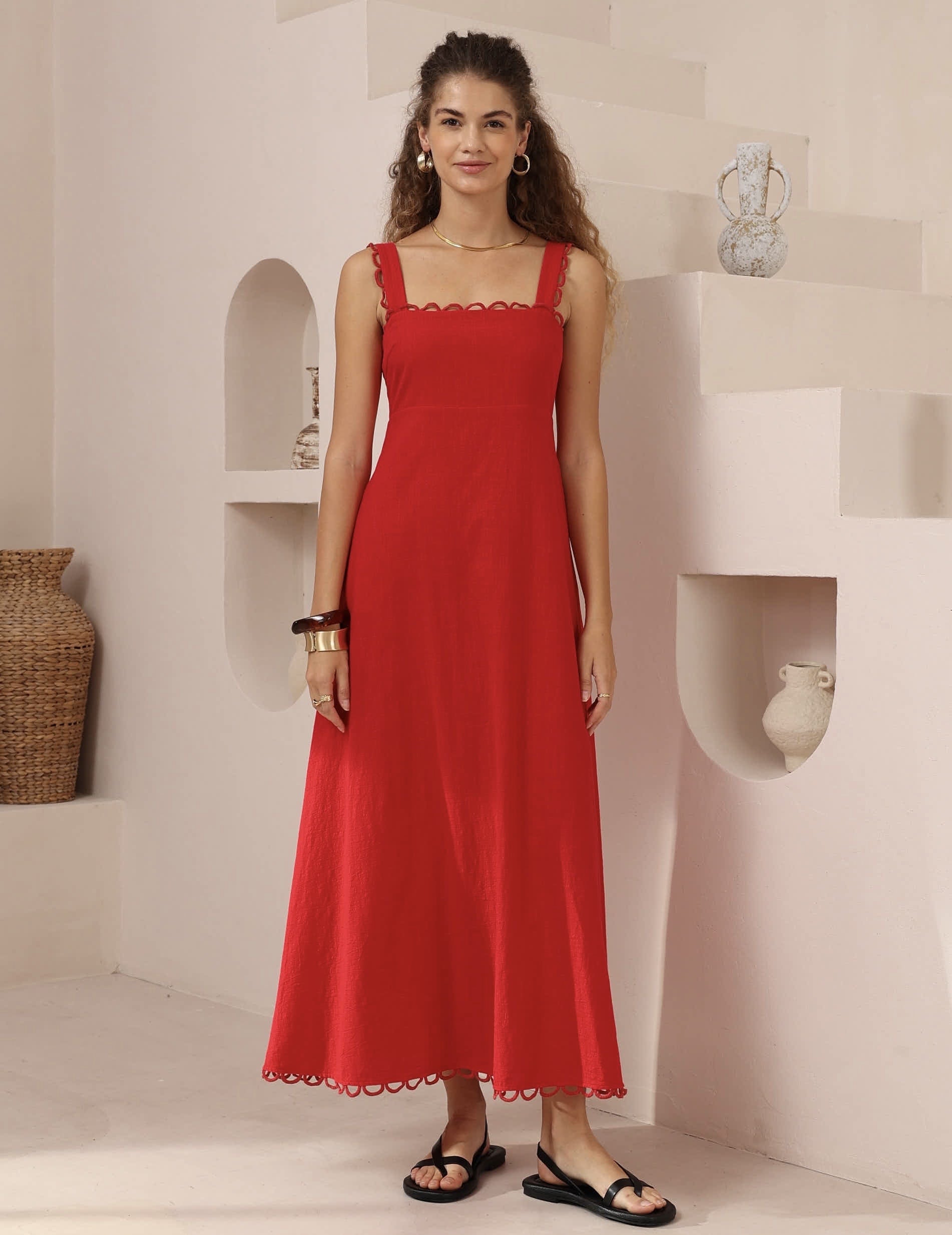 2913 Evie Maxi Red – Black Ivy Boutique
